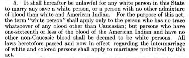 Virginia Legislature to Repeal the Racial Integrity Act of 1924