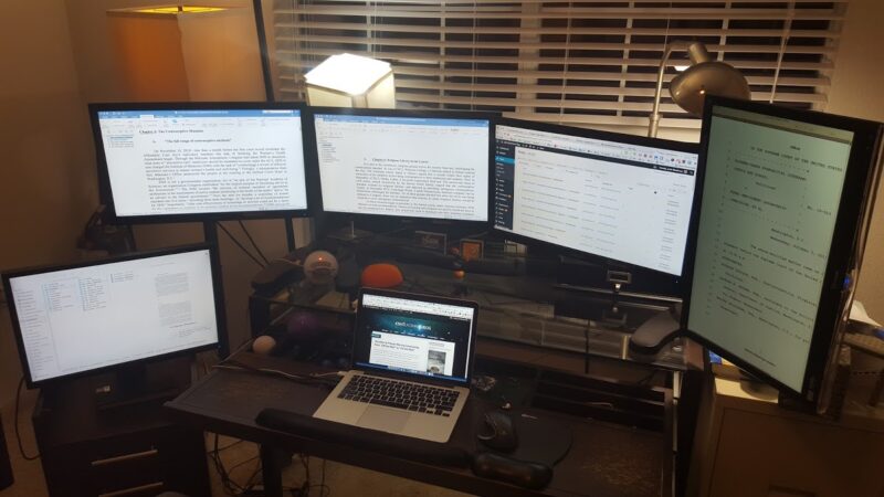 My New Eight-Display Workstation with 4K and UltraWide Monitors